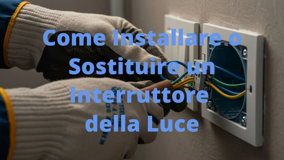 Come Installare o Sostituire un Interruttore della Luce
