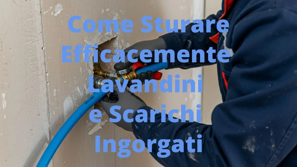 Come Sturare Efficacemente Lavandini e Scarichi Ingorgati